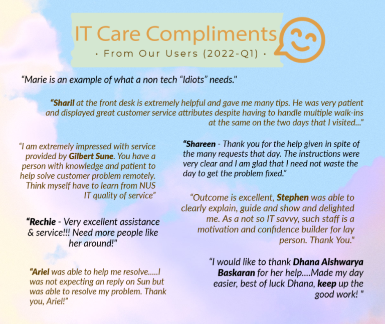 IT Care – NUS Information Technology